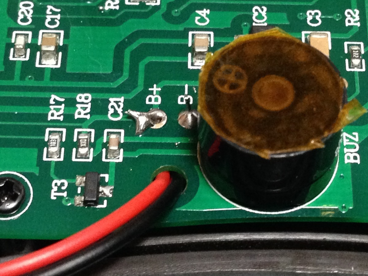 DMMのブザー音を小さくしたい: Synthesized Malfunction